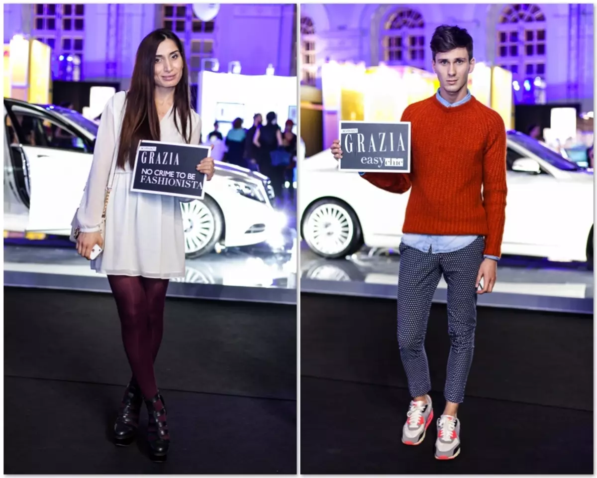 Grazia Streetstyl op Mercedes-Benz Fashion Week Rusland 2013