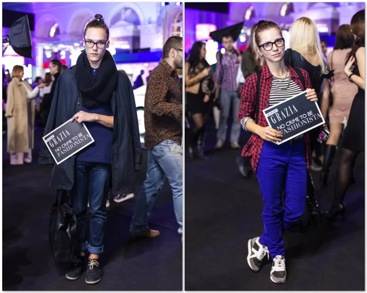 Grazia Streetstyl op Mercedes-Benz Fashion Week Rusland 2013