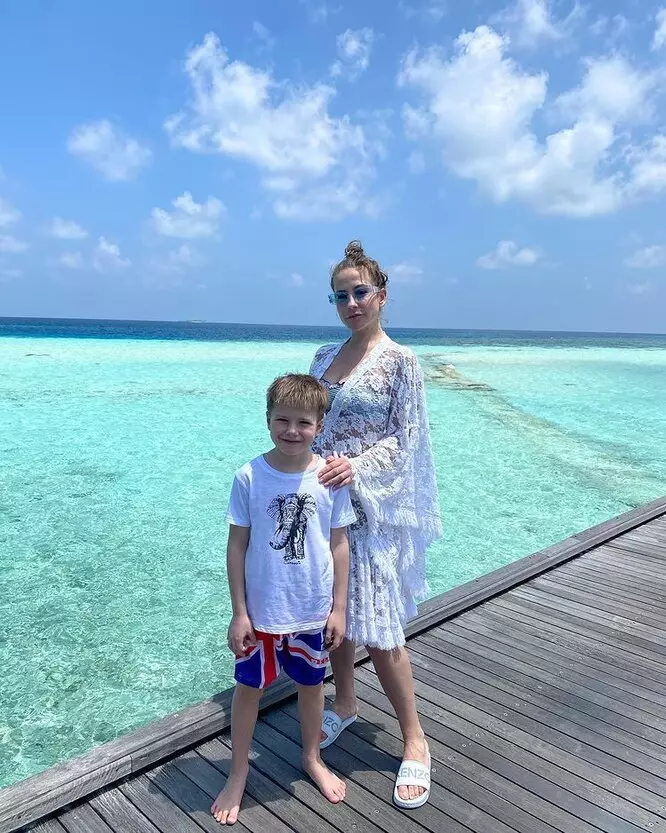 Does not save on vacation: Julia Baranovskaya removed the villa in Maldives for a million 20345_2