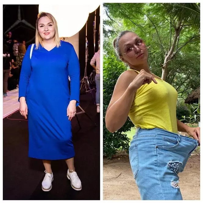 Star komediowa kobieta wspólna zdjęcia przed i po ekstremalnej utraty wagi 22523_1