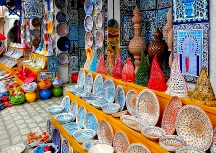 بازار شرق در تونس