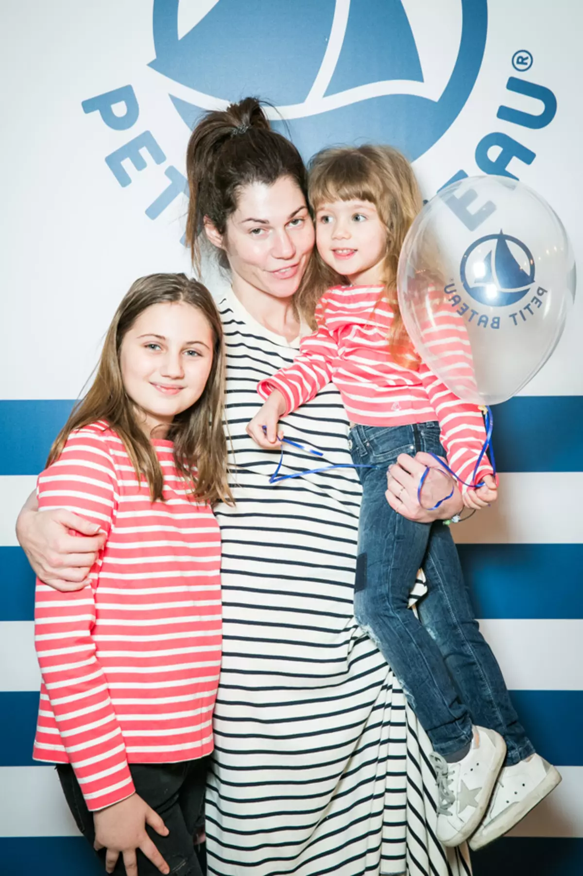 Evgenia Lininovich z córką Agata i Alina