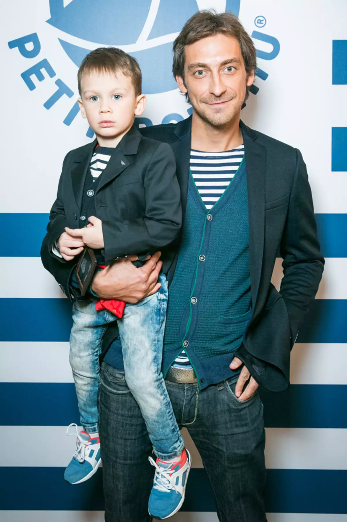 Artem Tkachenko z synem Tikhonem