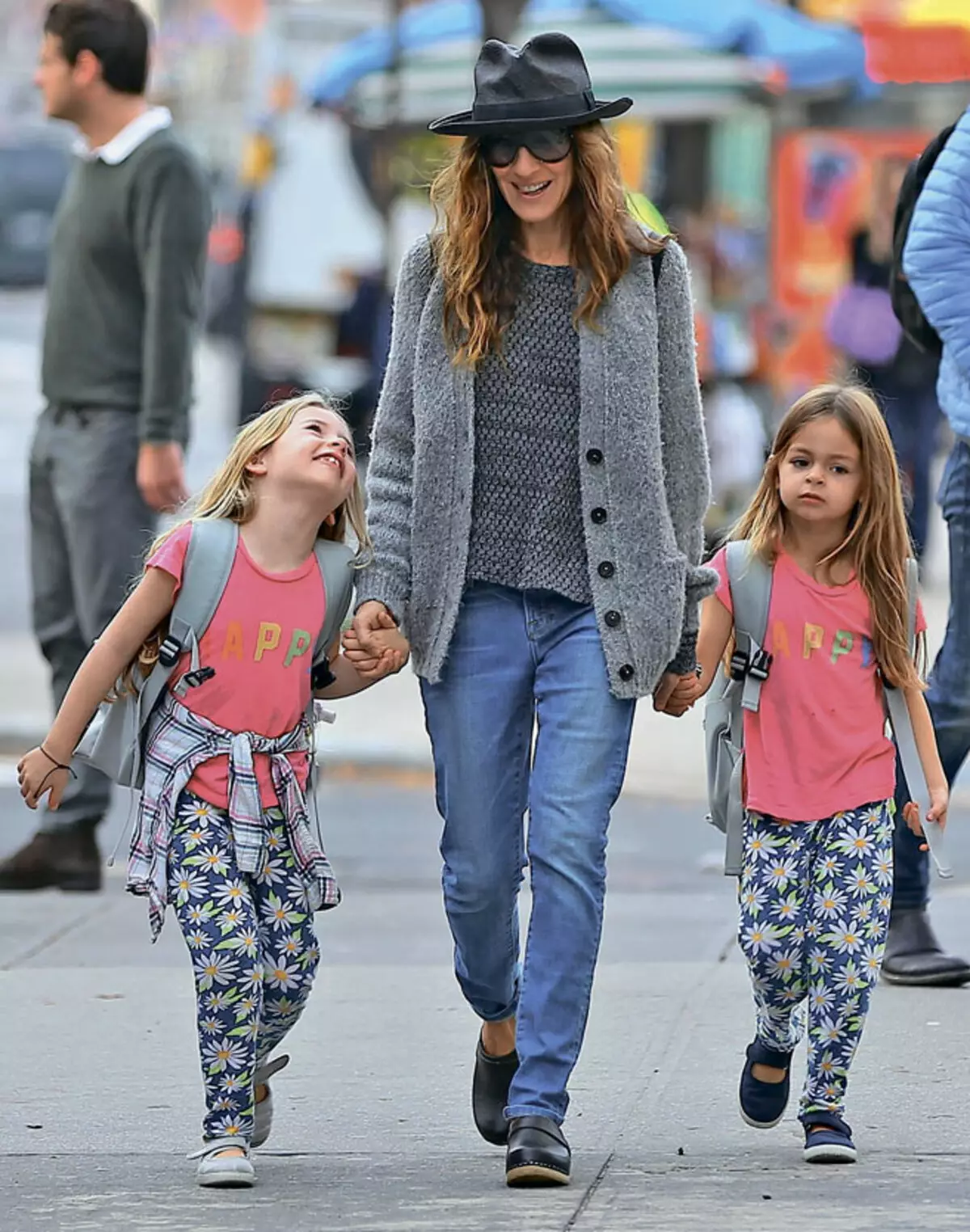 Sarah Jessica Parker dengan anak perempuan