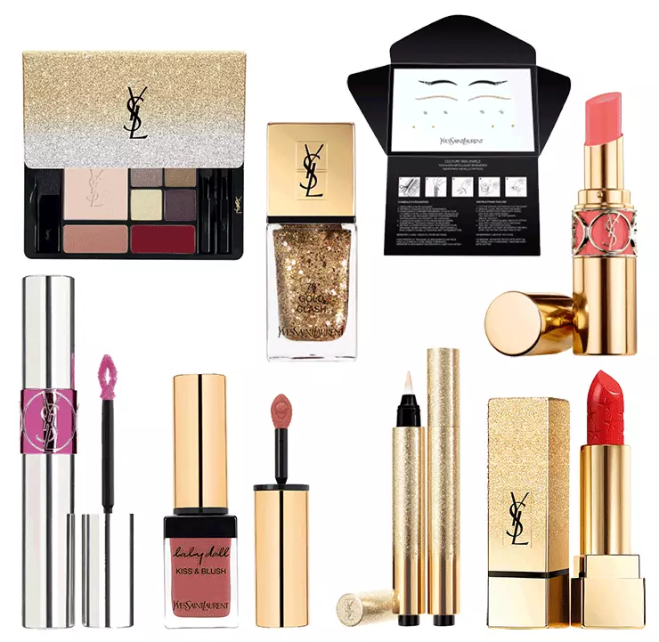 Eye Stickers And Sequins: Christmas Makeup Collection Yves Saint Laurent 34470_1