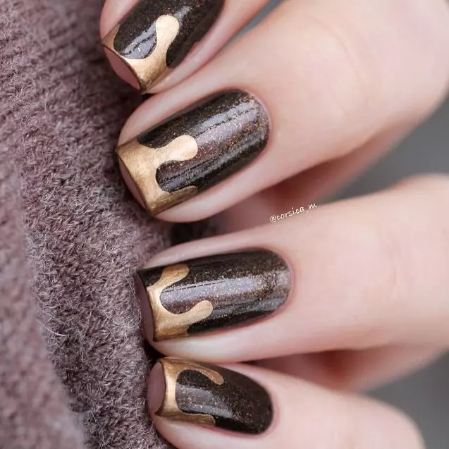 Kawa i czekolada: 20 spektakularnych pomysłów na manicure w brązowych odcieniach 35153_8