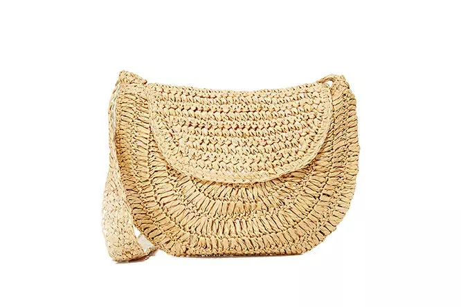 Maglakip ng mga straw: 7 fashion braided bags para sa lungsod 37900_2