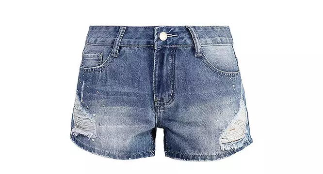 Juego en posiciones cortas: 7 pantalones cortos de mezclilla más de moda para el verano 39052_4