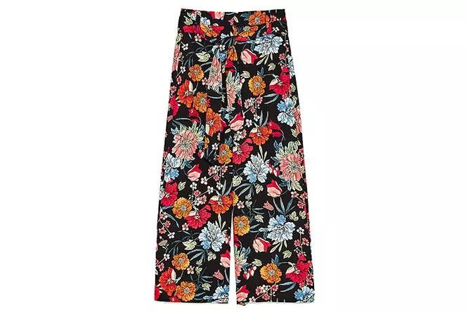 Blomme blomme: 10 Culoton broek met 'n groot druk vir kantoor en partye 39141_11