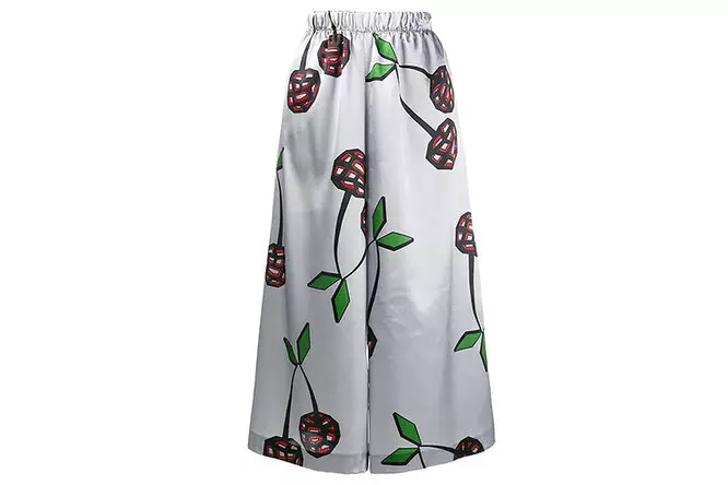 Blomme blomme: 10 Culoton broek met 'n groot druk vir kantoor en partye 39141_5