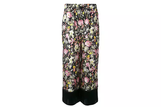 Blomme blomme: 10 Culoton broek met 'n groot druk vir kantoor en partye 39141_8