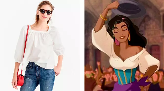 Dûk yn in mearke: meitsje jo klear foar de simmer, imitearje de styl fan 'e helte Disney 39212_5