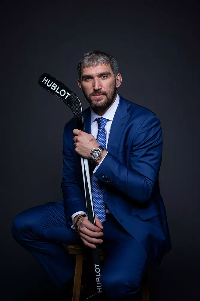 Hockey Player Alexander Ovechkin fariĝis amiko de Hublot 3938_2