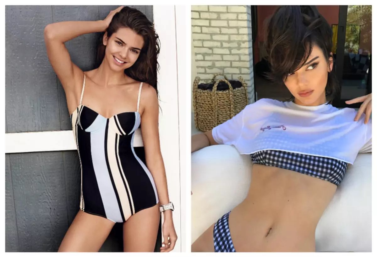 Vrijeme je za more: ponovno kreiram trend slike kendall jenner u kupaćim kostima 40825_2