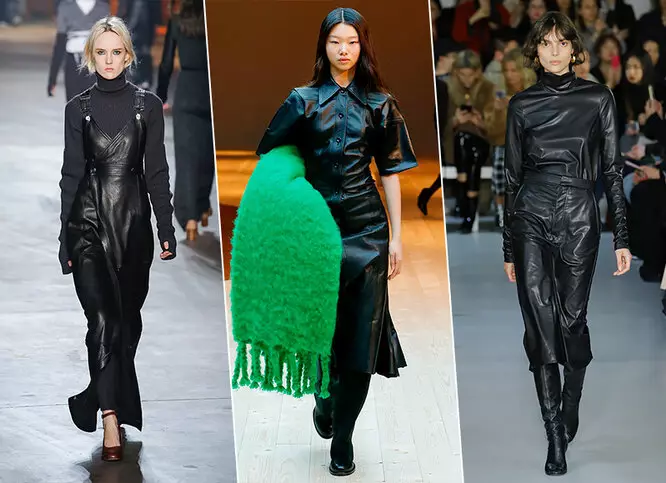 BunCt Noir: Robes et jupes en cuir - Les salutations les plus audacieuses et la plus audacieuses des années 90 40910_1