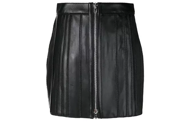 Bunct black: leather dresses and skirts - the most daring and fashion greetings from the 90s 40910_12