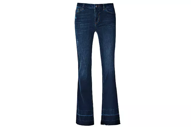 Uitgebreide grenzen: 5 modieuze jeans-klauw, zoals Reese Witherspoon en Victoria Beckham 41831_6