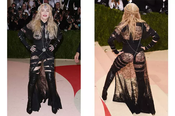 Tape sur les mamelons et la culotte avec des bottes: 9 images folles de Madonna 43050_9