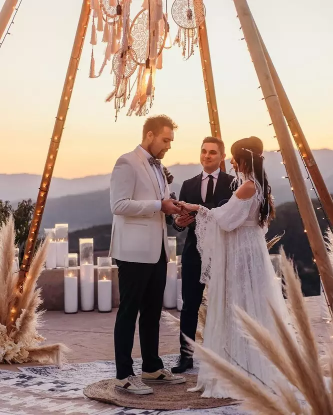 Sasha Zvereva es va casar amb un estimat d'Amèrica: les primeres fotos del casament