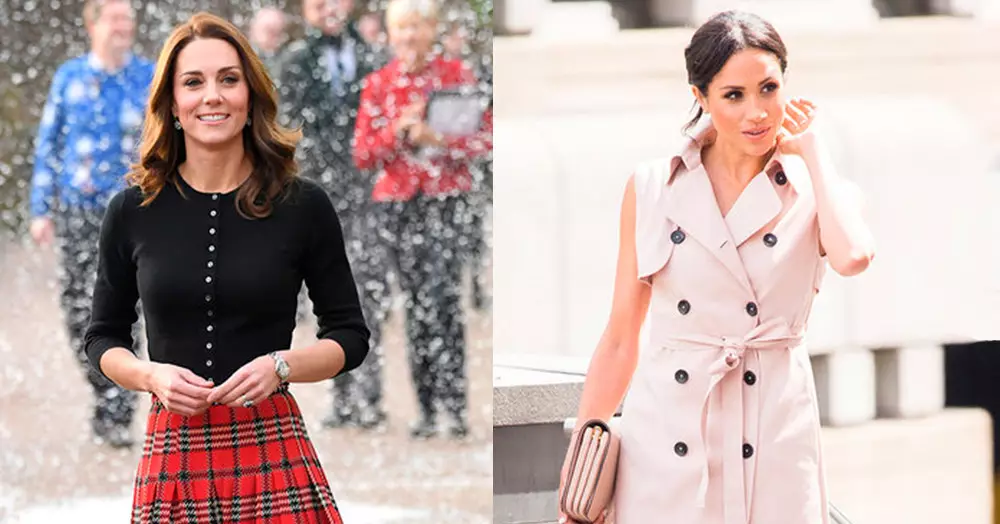 Som Megan Plan och Kate Middleton gör Fashionista byta garderob