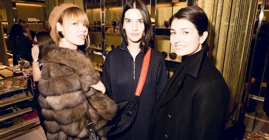 In the GUE in the boutique Miu Miu, the magazine GRAZIA held a pre-New Year party