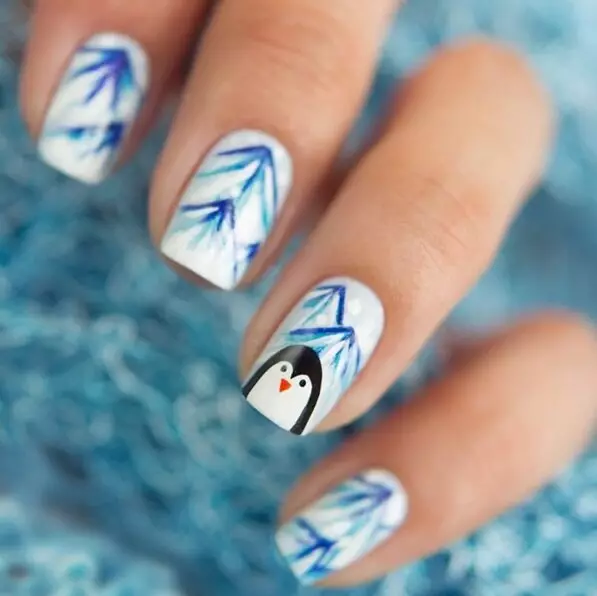 Manicure for winter: 20 ideas that you will easily realize 45157_11