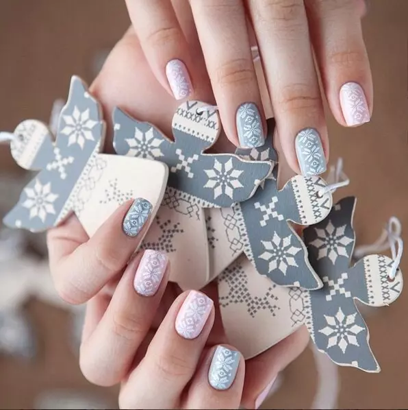Manicure for winter: 20 ideas that you will easily realize 45157_15