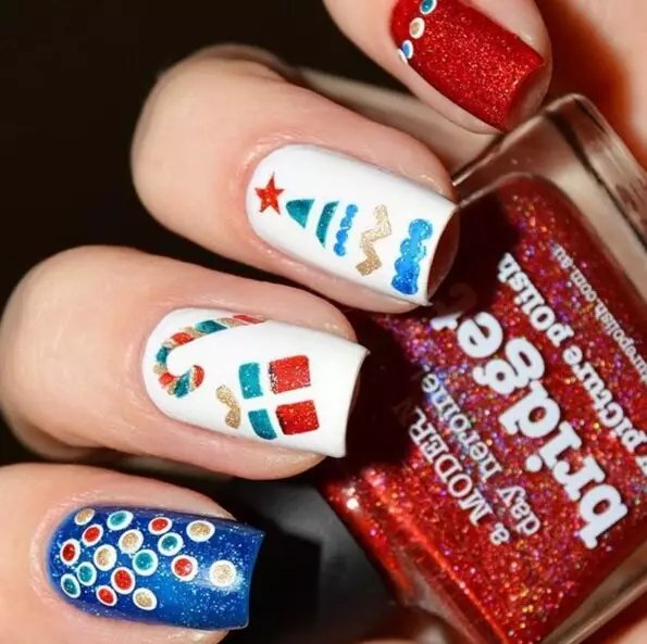 Manicure for winter: 20 ideas that you will easily realize 45157_6