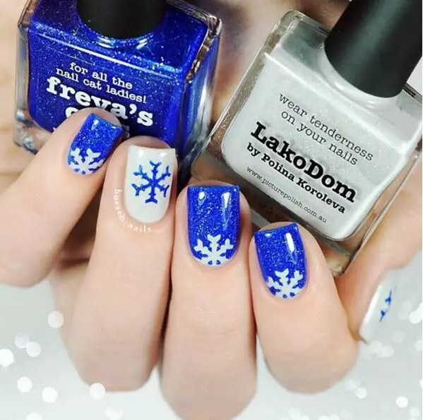 Manicure for winter: 20 ideas that you will easily realize 45157_7