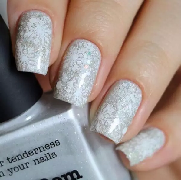 Manicure for winter: 20 ideas that you will easily realize 45157_8