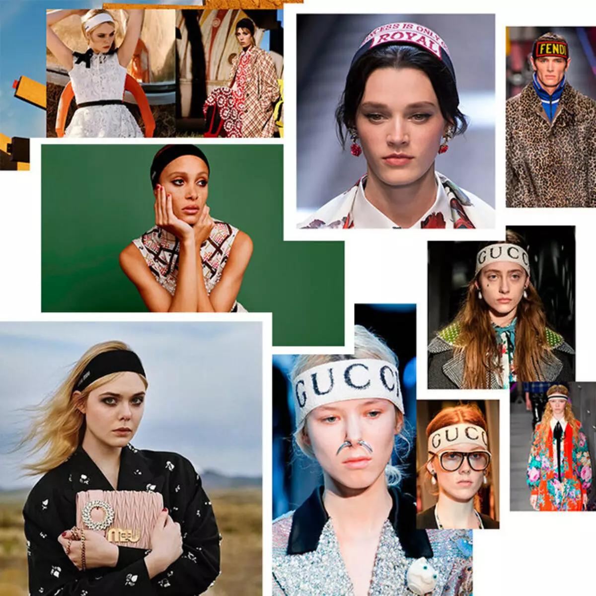 Ride your head: bandages - the most fashionable hair accessories 2018 45697_1