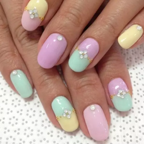 Idea terbaik untuk manicure pastel: cuba mereka semua musim bunga ini 4574_8