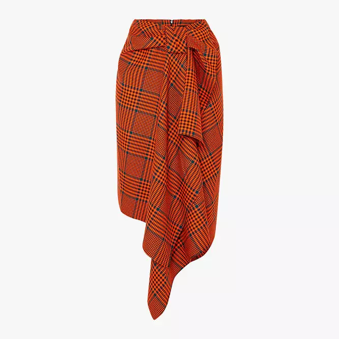 Choisissez une jupe avec une boucle asymétrique au lieu de plisses ennuyeuses 459_11