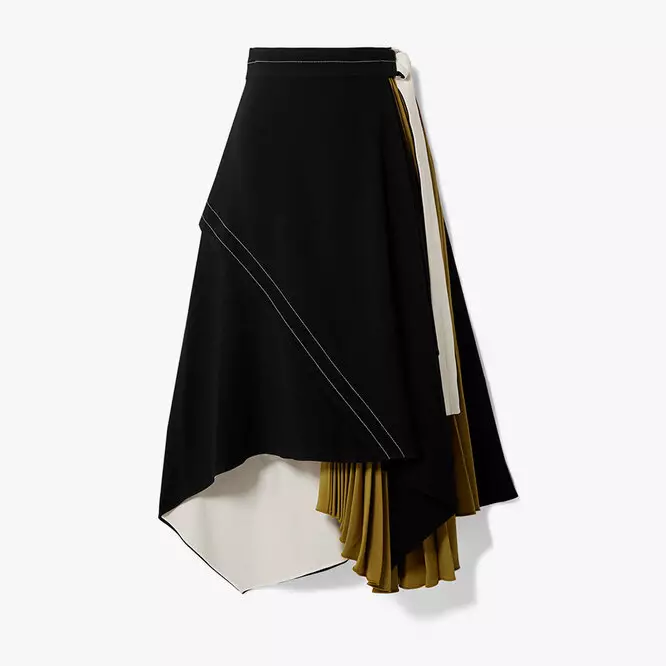 Pilih skirt dengan gelung asimetrik dan bukannya pliss yang membosankan 459_13