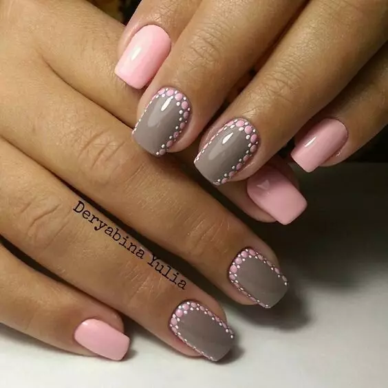 PINK: 30 hevitra malefaka ho an'ny manicure 4648_26