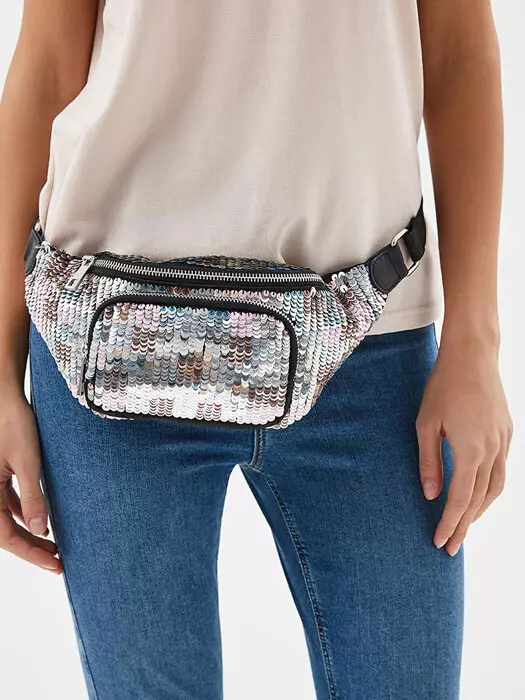 In sequins and plastic: 5 stylish waist bags for spring 47261_1