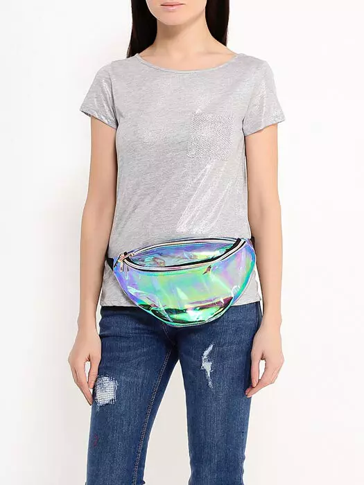 In sequins and plastic: 5 stylish waist bags for spring 47261_2