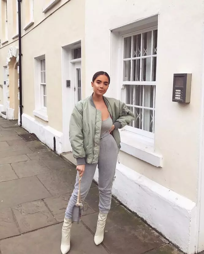 It did not seem: Fashion blogger copies the sports style Kim Kardashian 47336_1