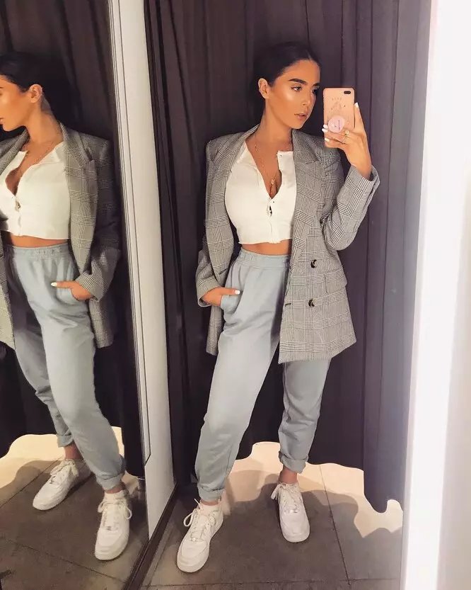 It did not seem: Fashion blogger copies the sports style Kim Kardashian 47336_6