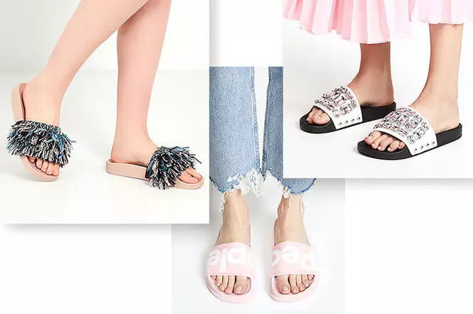 Convenient and practical: 7 pairs of stylish slaps for the summer 48985_1