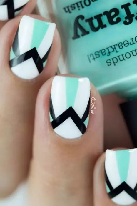 White manicure: 25 incredible ideas for summer 49436_19