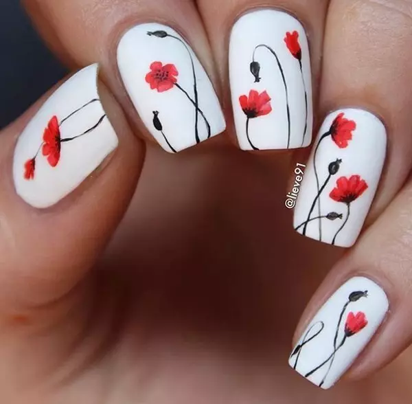White manicure: 25 incredible ideas for summer 49436_20
