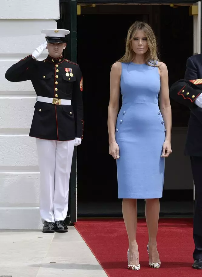 The most stylish tandem: Melania Trump met with the Queen Leticia 49506_4