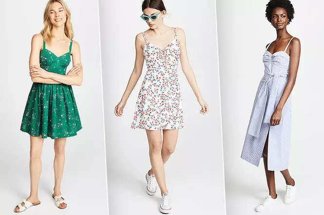 For summer walks: 6 feminine sundresses with thin straps 49634_1