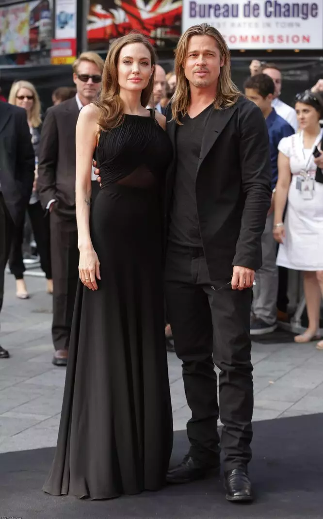 You will not be able to develop it: Brad Pitt copies the style of all his girls 50485_12