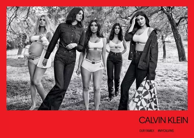 Sisters Kardashian Jenner starred for Calvin Klein Underwear and Calvin Klein Jeans 50610_1