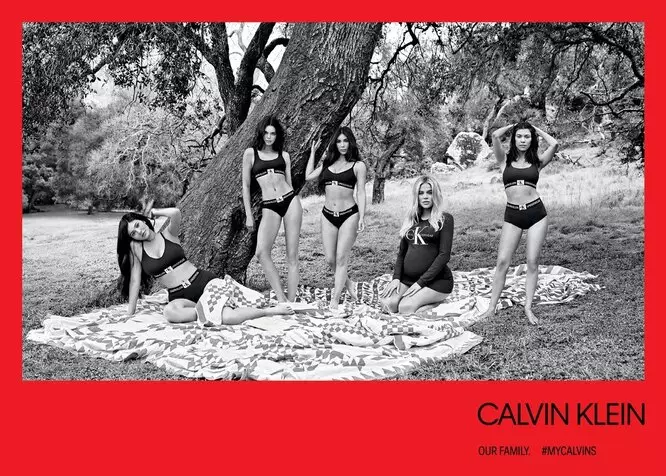 Sisters Kardashian Jenner starred for Calvin Klein Underwear and Calvin Klein Jeans 50610_2