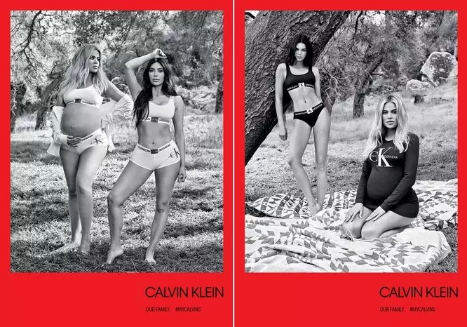 Sisters Kardashian Jenner starred for Calvin Klein Underwear and Calvin Klein Jeans 50610_3