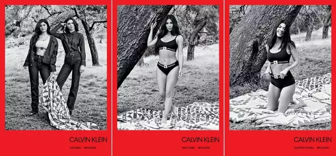 Sisters Kardashian Jenner starred for Calvin Klein Underwear and Calvin Klein Jeans 50610_4