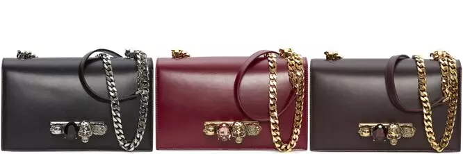 With a buckle-caste and pink-beetles: the main bags of the season from Alexander McQueen 50734_1